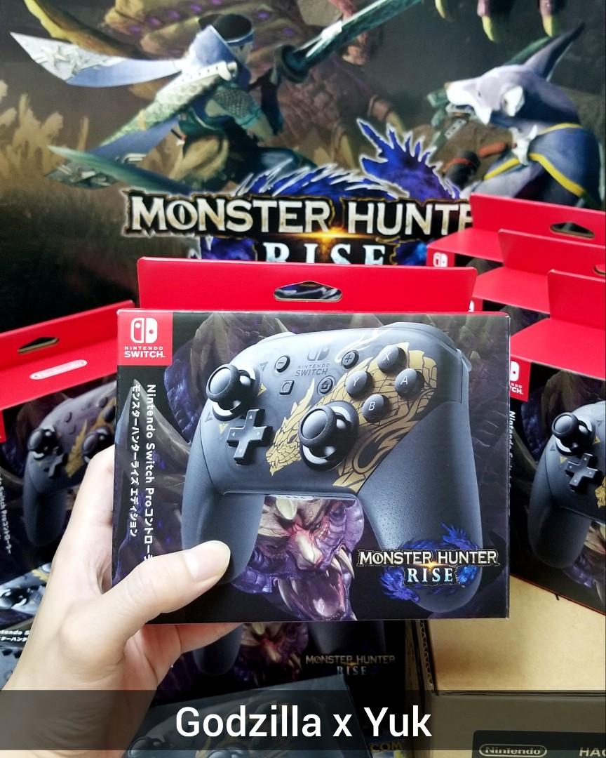 最後一個 現貨 全新 行貨 switch monster hunter pro controller 手制 控制器, 電子遊戲, 遊戲機配件 ...