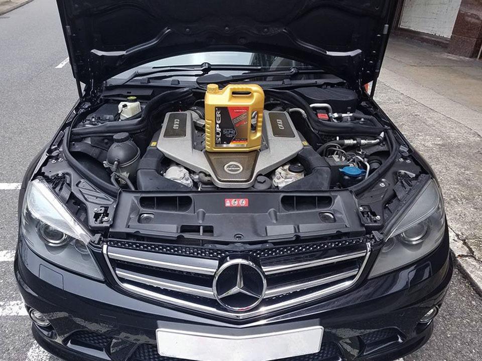 AMG C63 最喜愛偈油 Super ESTER Plus 5W40 全合成機油, 汽車配件, 改裝、內外零件 - Carousell