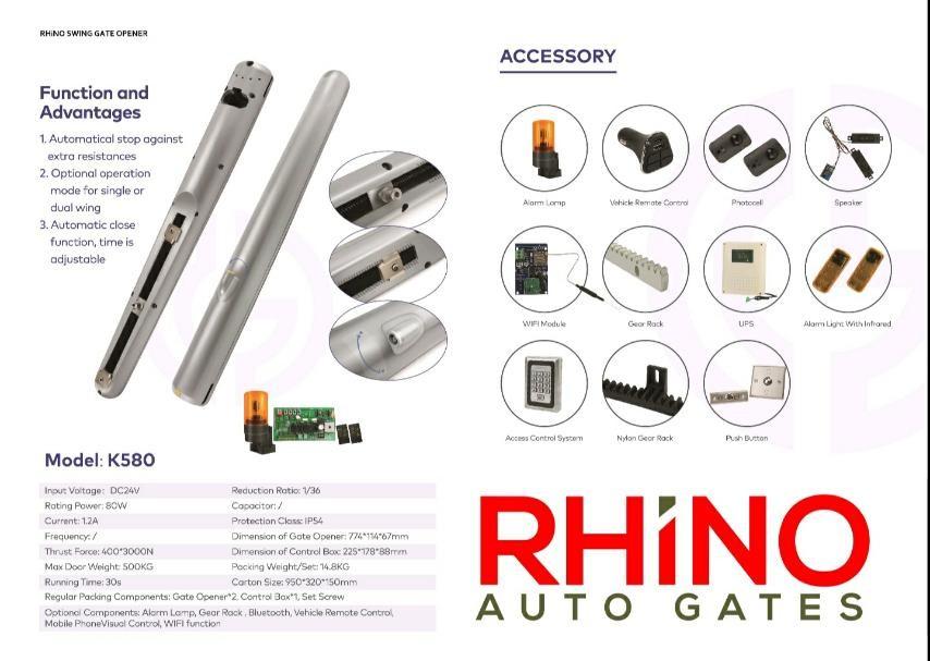 Rhino Gate, Automation Gate, Gate Opener, Swing Gate, Sliding Gate ...
