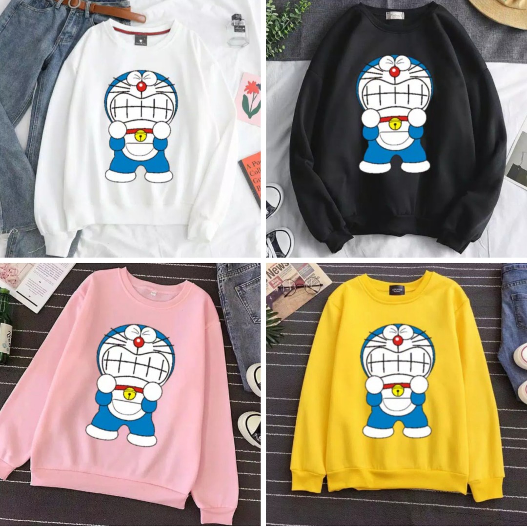 baju doraemon putih