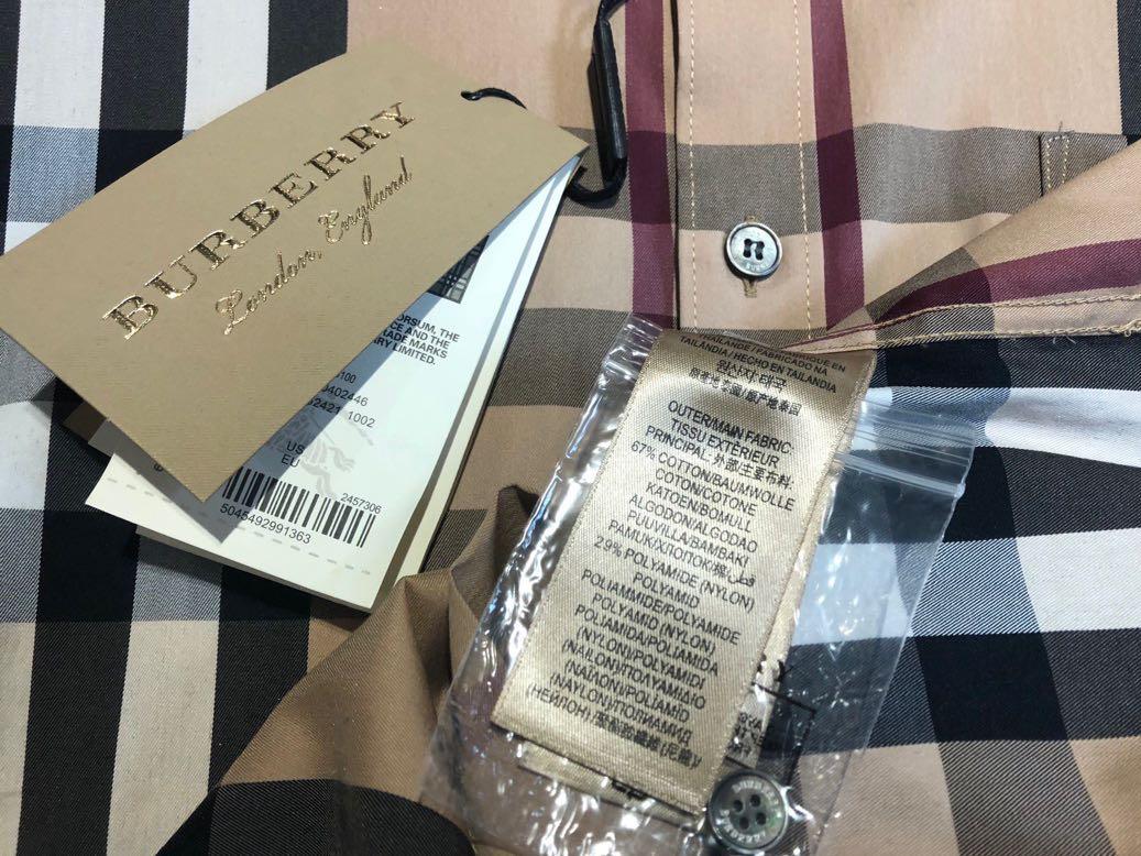 BN Authentic Burberry Men’s Nova Check Shirt, Men's Fashion, Tops ...