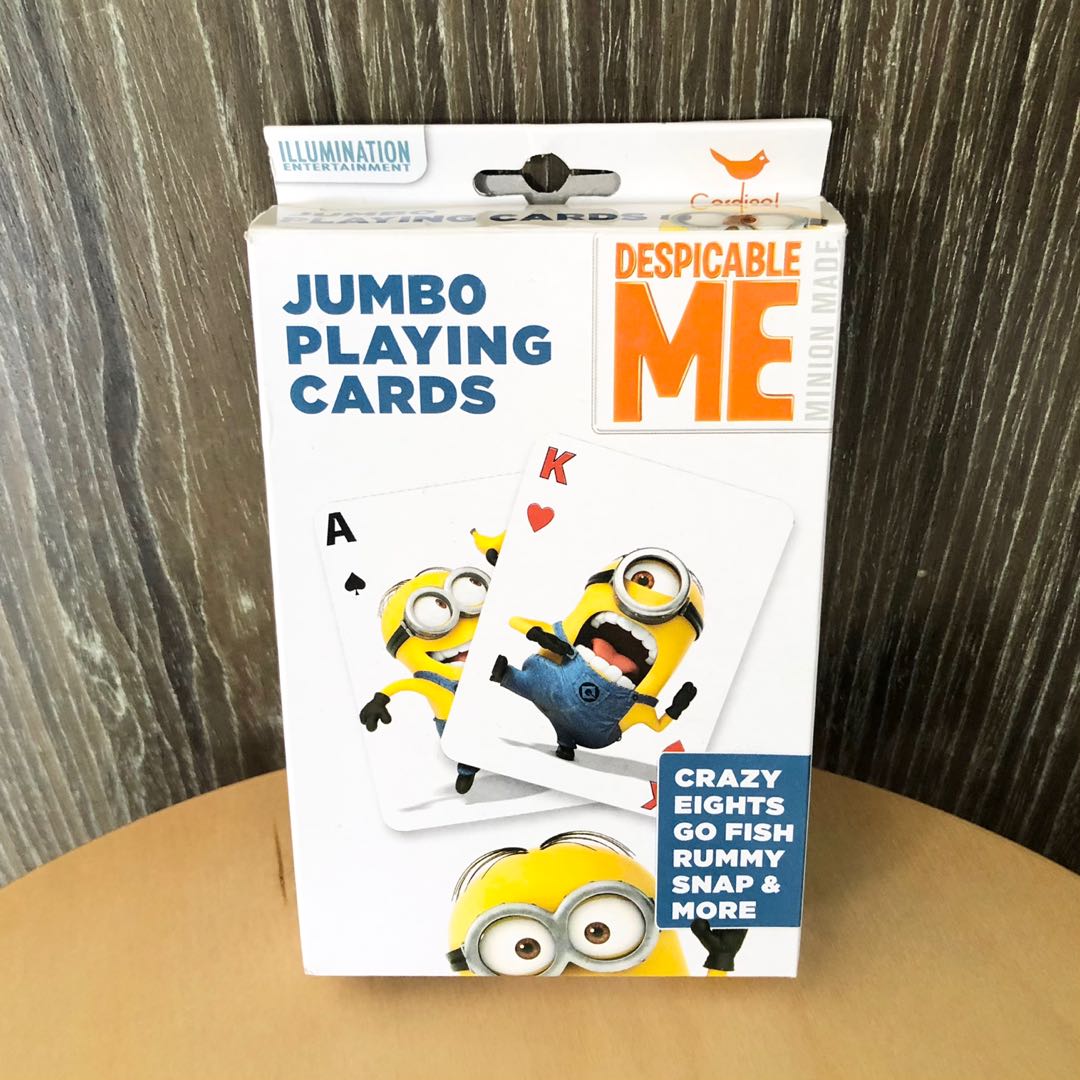BN Despicable Me Minions Jumbo Playing Cards, Hobbies & Toys, Toys ...