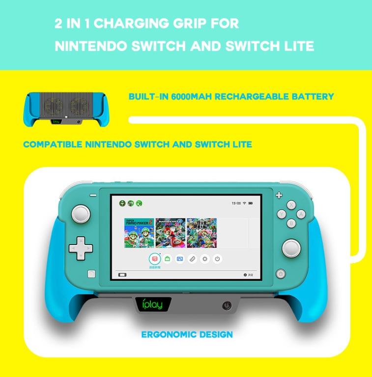 Brand New 2 in 1 Nintendo Switch & Switch Lite Charging Grip Stand ...