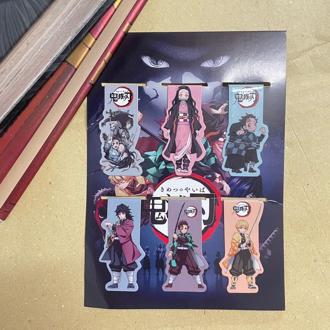 Demon slayer magnetic bookmarks, Hobbies & Toys, Stationary & Craft ...