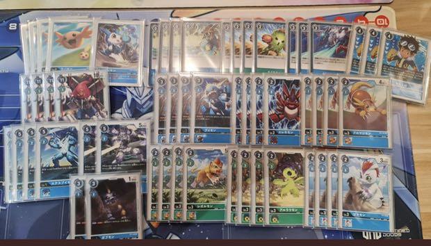 Digimon Rookie Rush Deck Blue Green, Hobbies & Toys, Toys & Games on ...