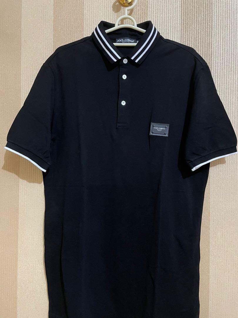 ️Donasi ️Preloved Dolce & Gabbana Original Polo Shirt / Kaos Black ...