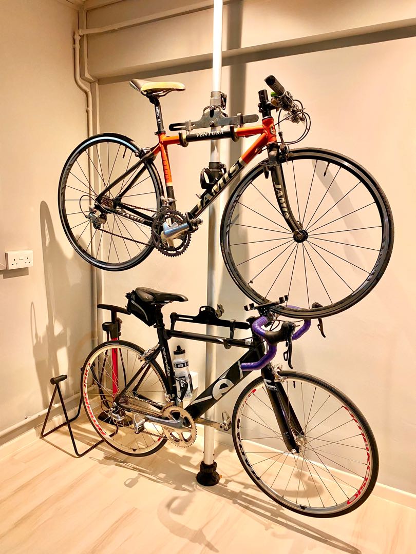 Dual bike tower stand, Sports Equipment, Bicycles & Parts, Parts ...