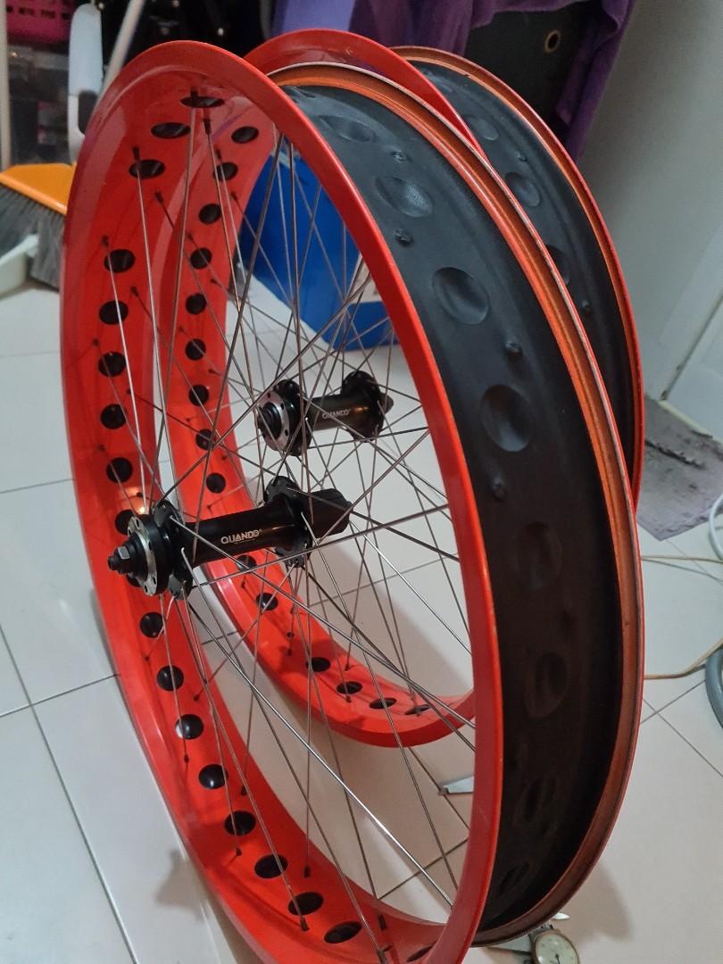 Fatbike, wheels set, 26 inch rim, Sports Equipment, Bicycles & Parts ...
