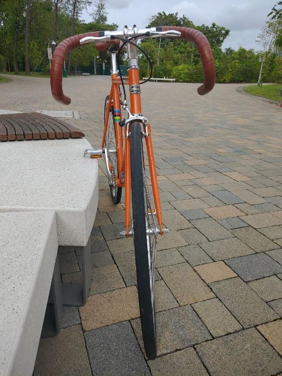 Fixie Bike - Vintage Orange Crescent Classic Fixie Bike 1970s, Sports ...