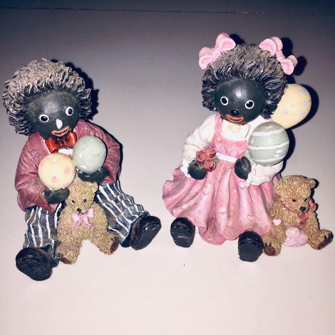 Golly Golliwog Figurine Ornament Set, Hobbies & Toys, Toys & Games on ...