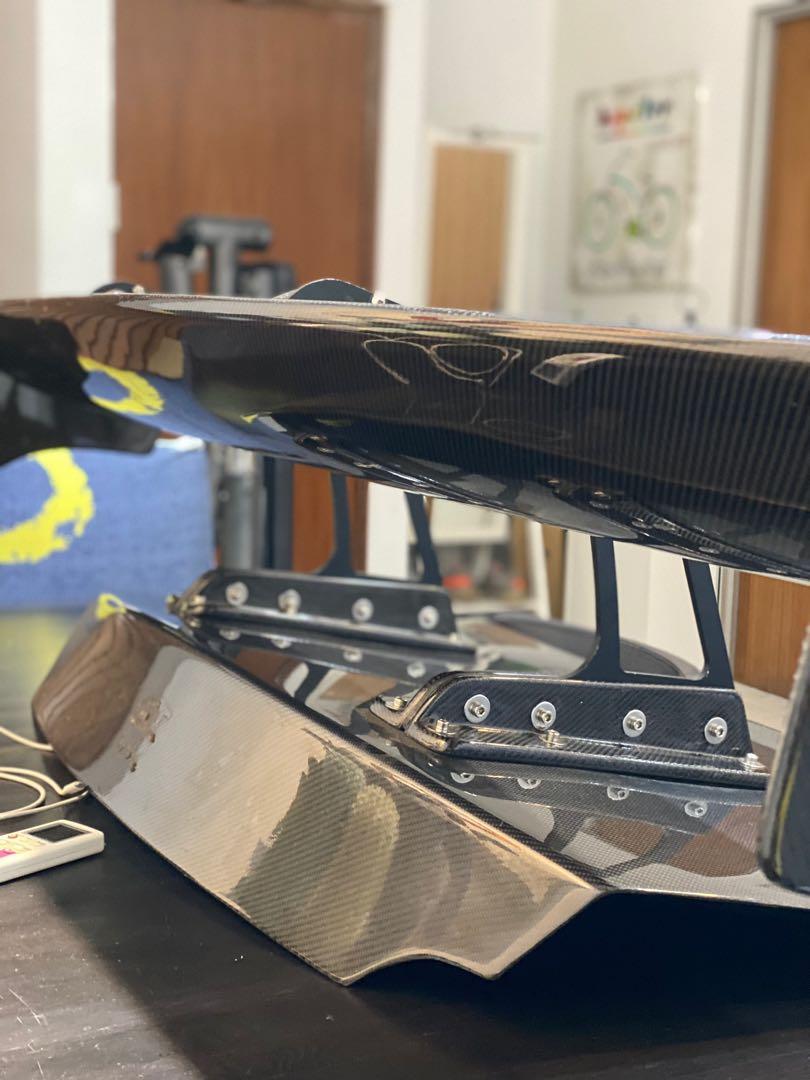 GTR R35 Carbon Wing &Boot, Car Accessories, Accessories on Carousell