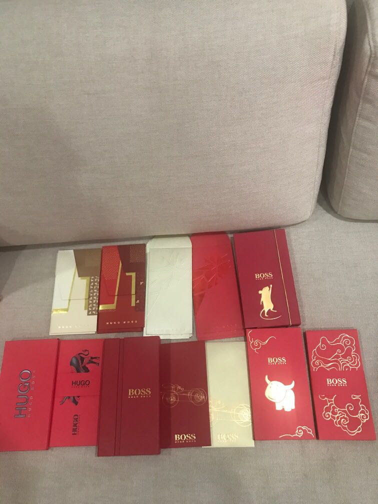 Hugo Boss red packets (different yrs), Hobbies & Toys, Stationery ...