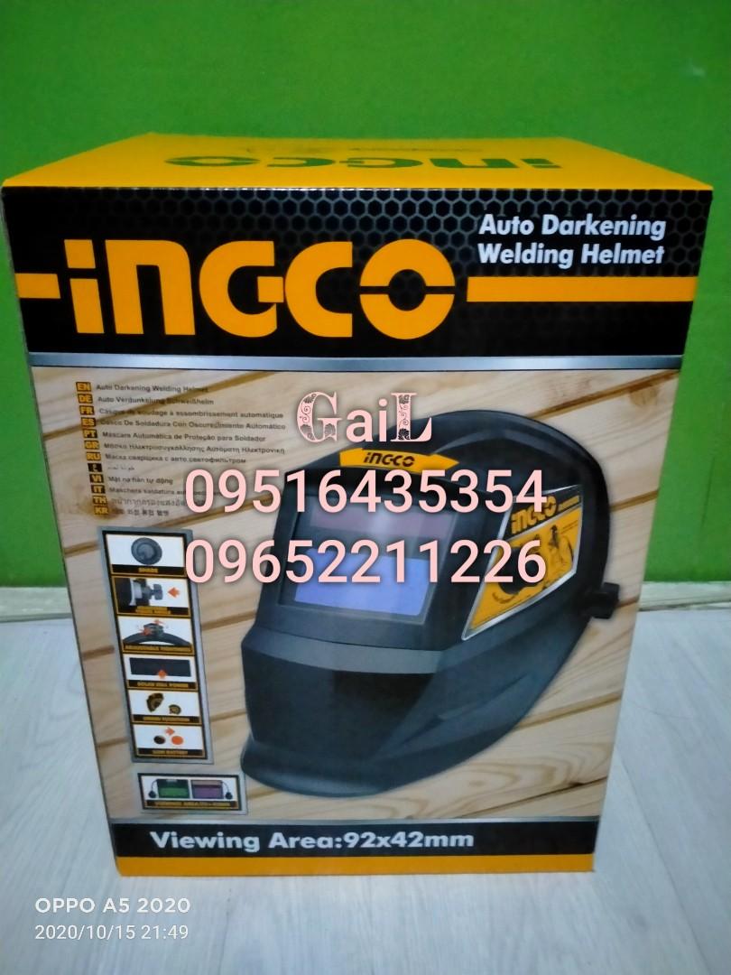 INGCO Auto Darkening Welding Helmet AHM008 - Heavy Duty Class ...