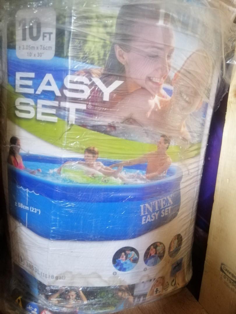 Intex 10ft. Inflatable pool, Babies & Kids, Infant Playtime on Carousell