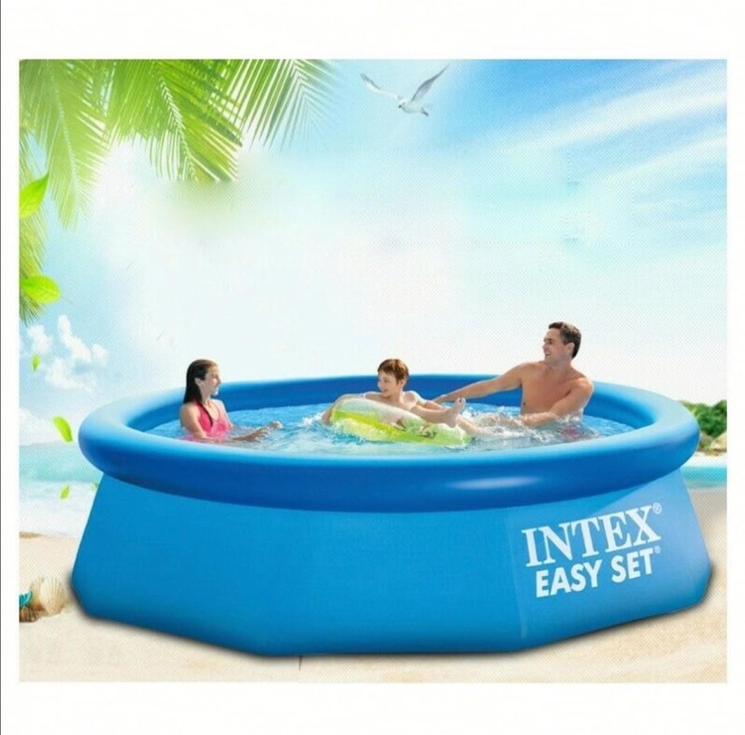 Intex 10ft. Inflatable pool, Babies & Kids, Infant Playtime on Carousell