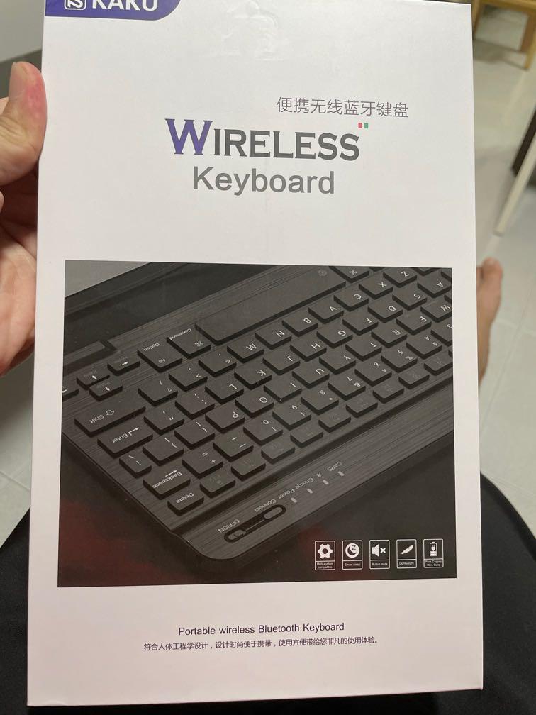 Kaku 10inch wireless keyboard, Electronics, Computer Parts ...