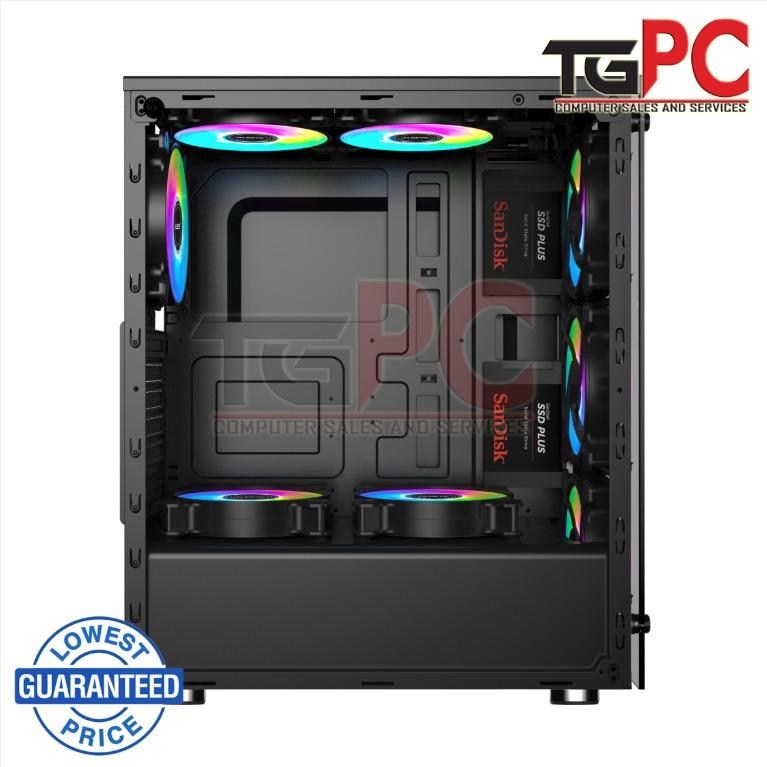 Keytech T850 High Quality Mid Tower ATX Gaming PC Computer Case ...