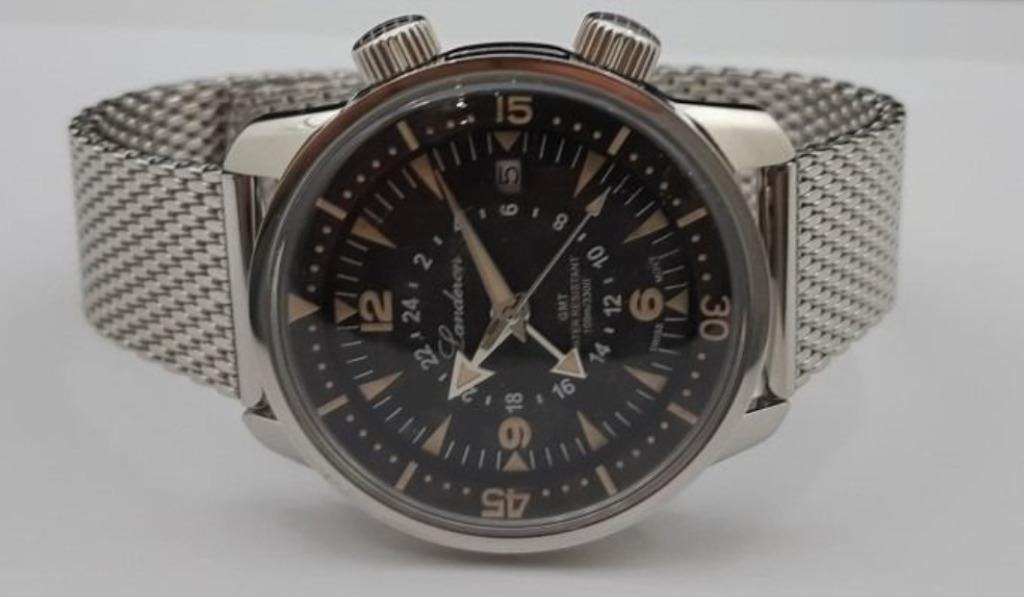 Landeron - Compressor GMT Watch @ $1090, Luxury, Watches on Carousell