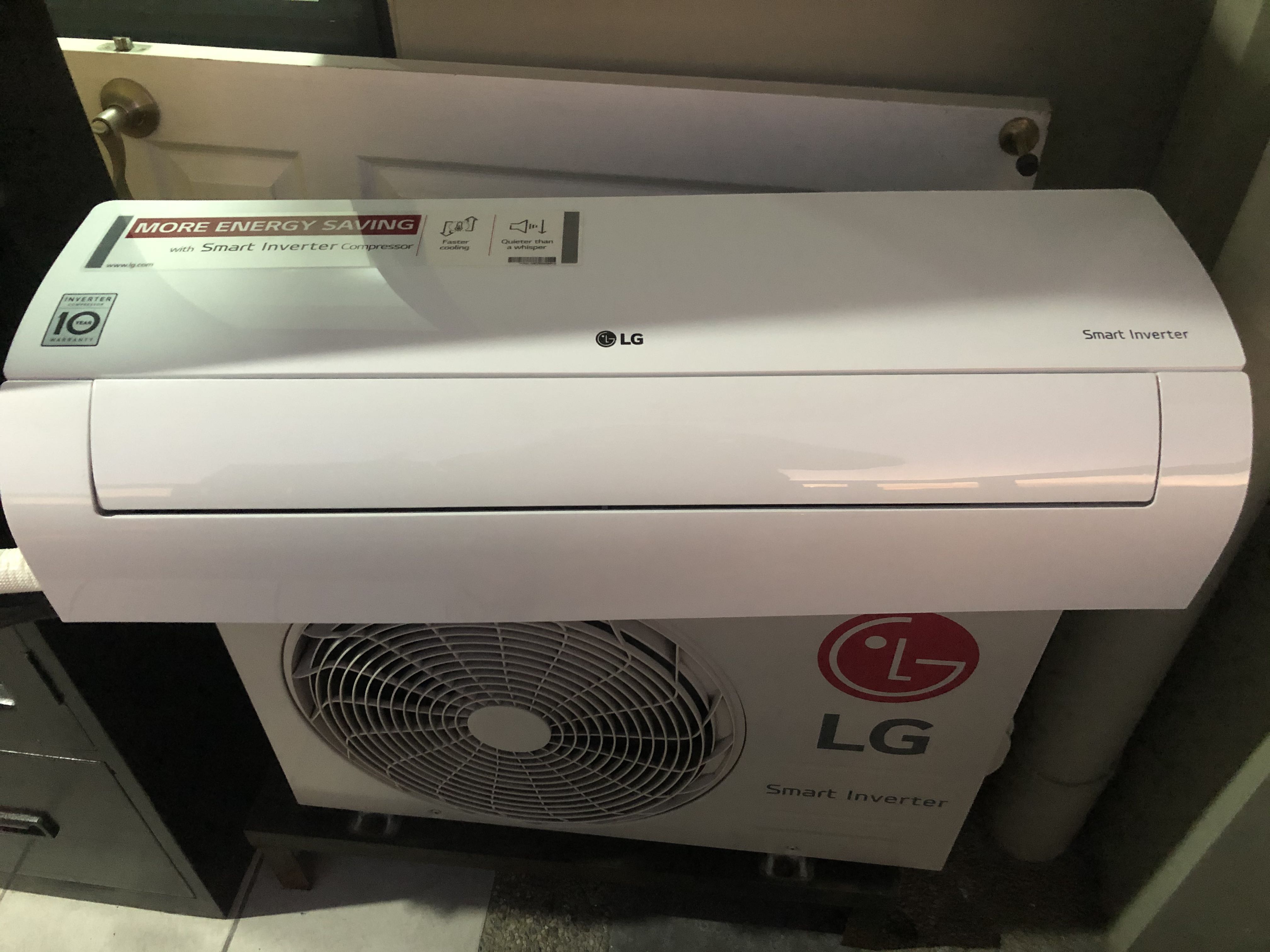 LG Split type inverter 1.5hp, TV & Home Appliances, Air Conditioning ...