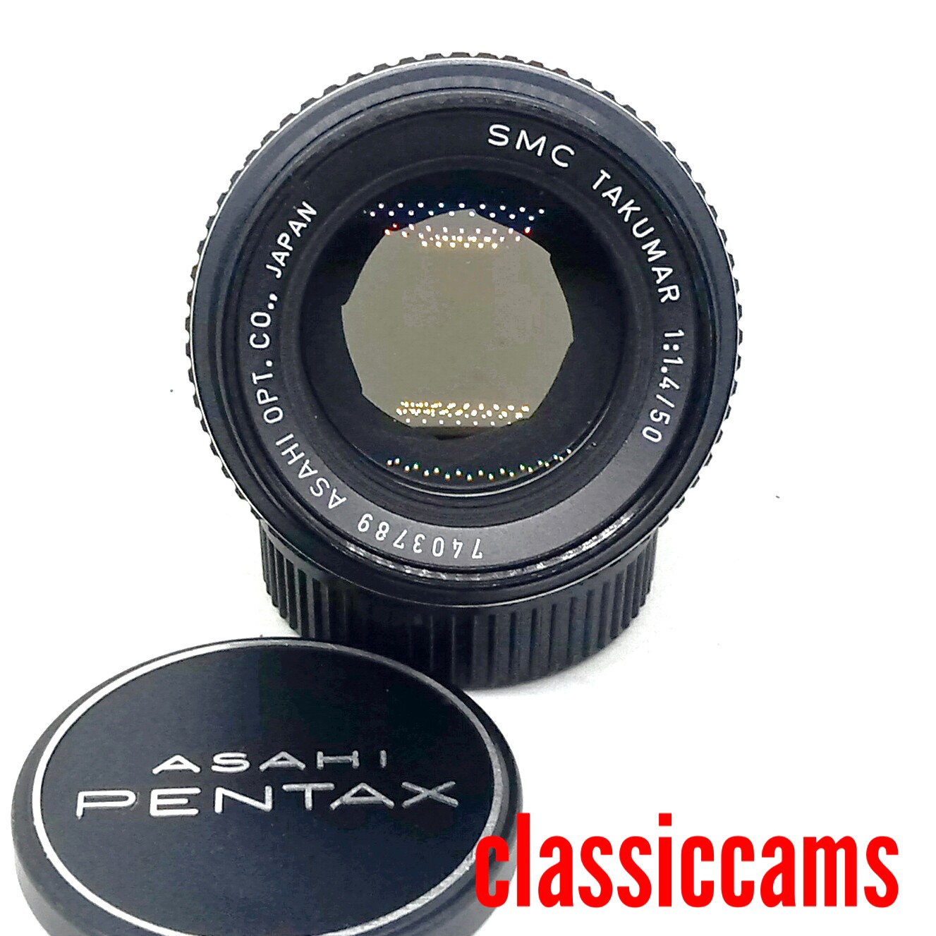 M42 Pentax Takumar 50mm f/1.4 Lens (Radioactive) - 7 elements ...