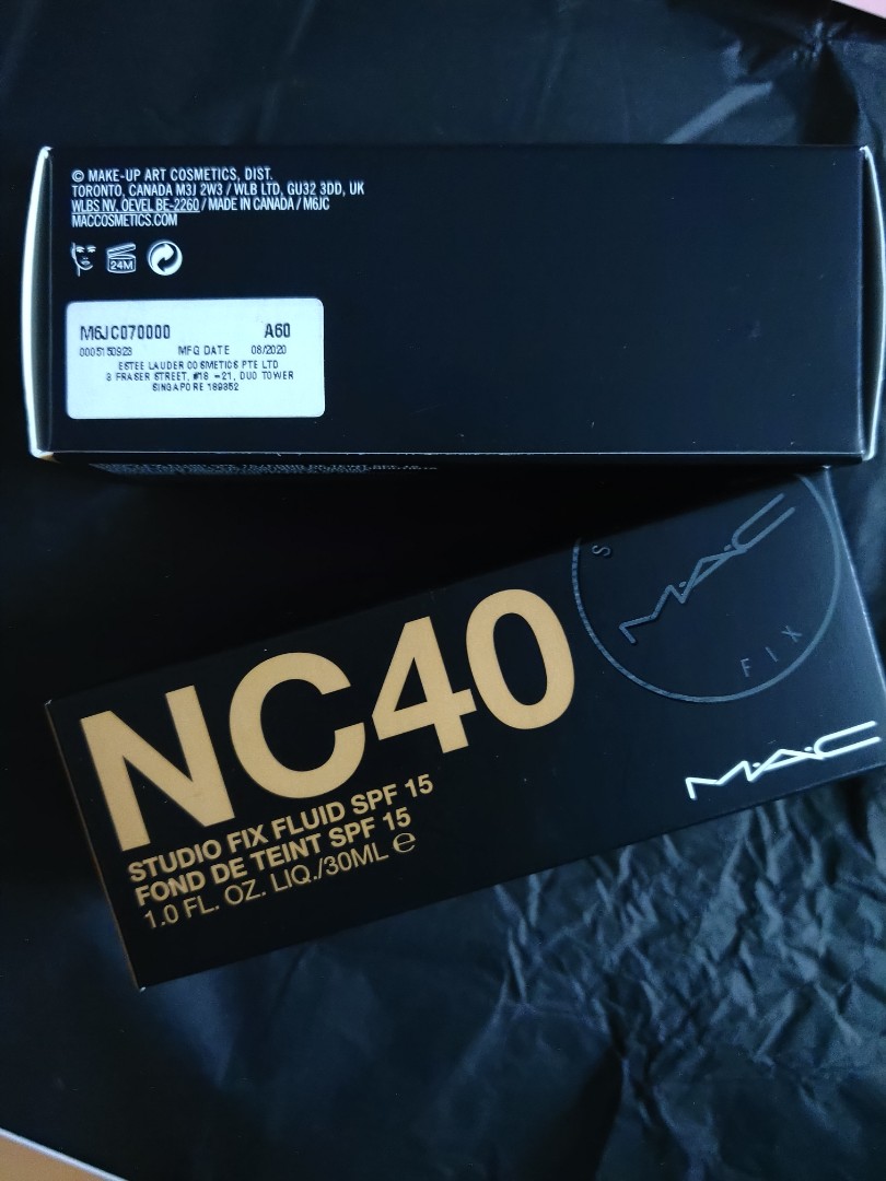 MAC Studio Fix Fluid - NC 40, Beauty & Personal Care, Face, Makeup on ...