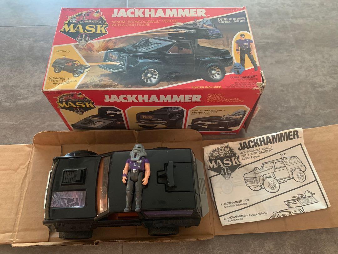 M.A.S.K mask Kenner Jackhammer complete in box with inserts, Hobbies ...