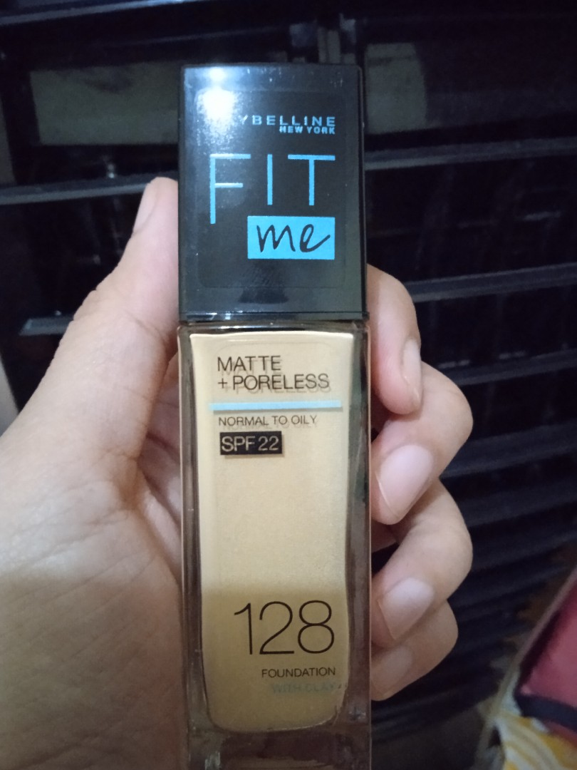 Maybelline Fit Me Foundation 128 Warm Nude, Kesehatan & Kecantikan ...