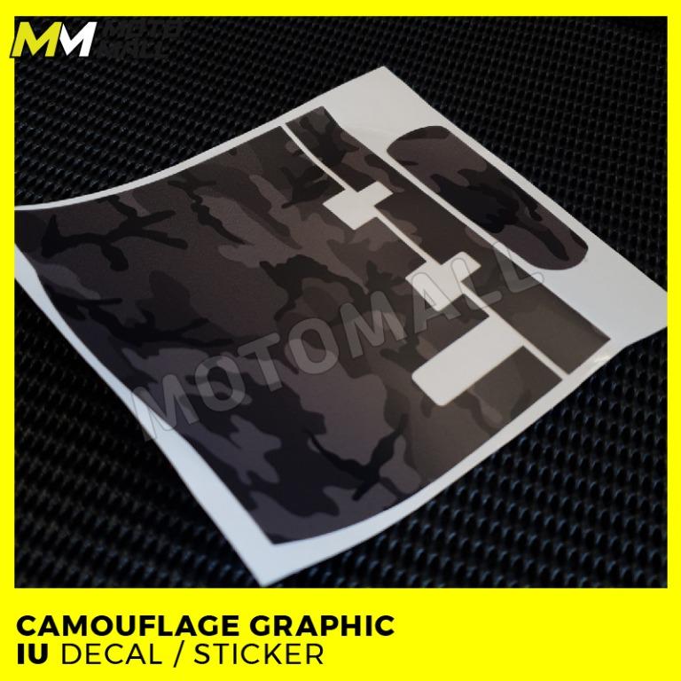 Motorcycle IU Sticker / Decal / Camouflage design, Motorcycles ...