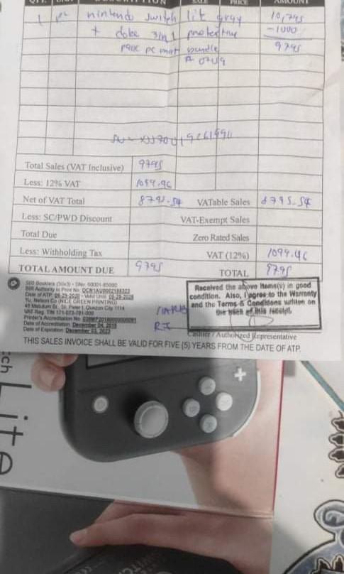 Nintendo Switch Lite with Warranty/Receipt and Games, Video Gaming ...