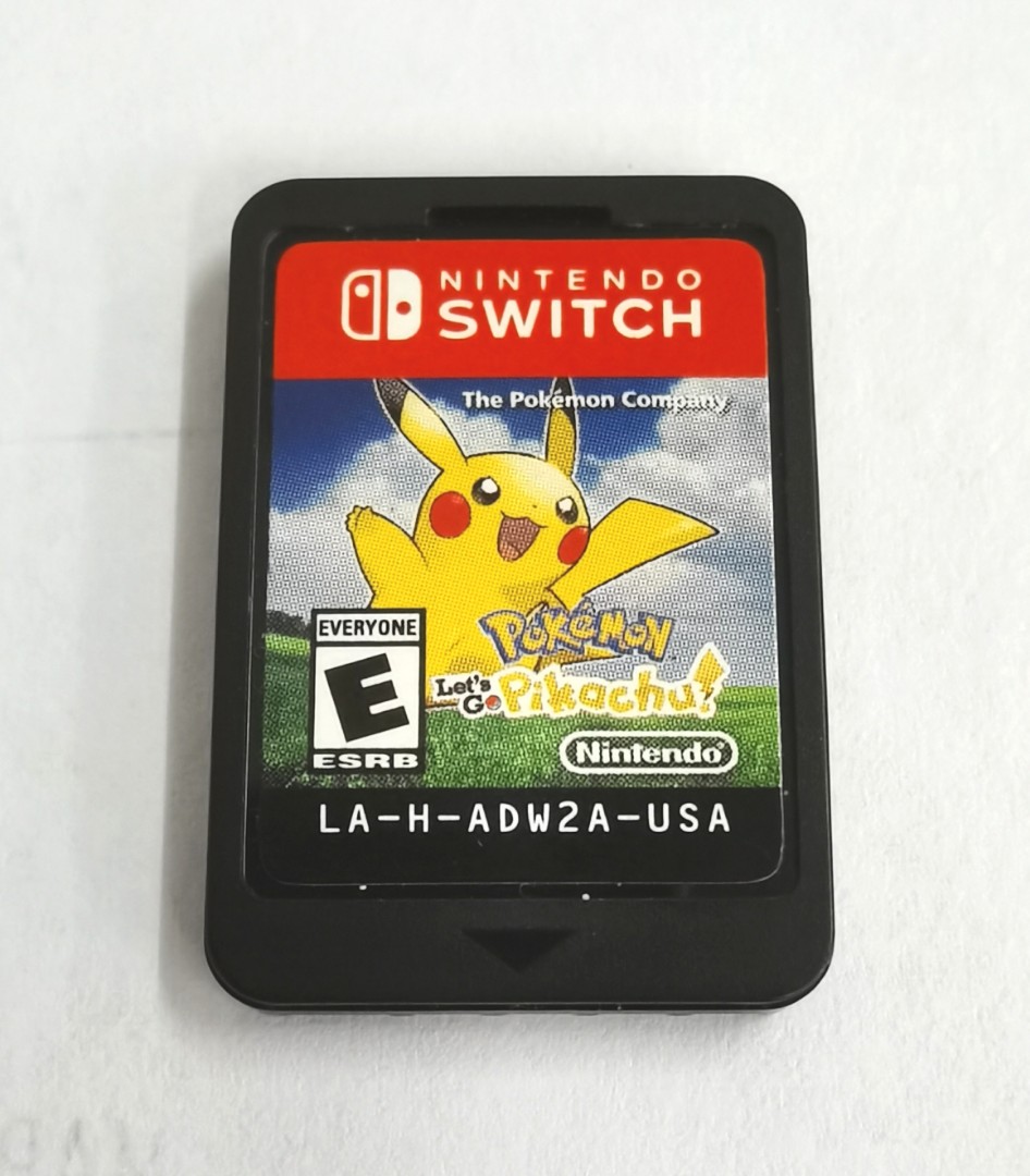 Pokemon lets go pikachu cart only nintendo switch games, Video Gaming ...