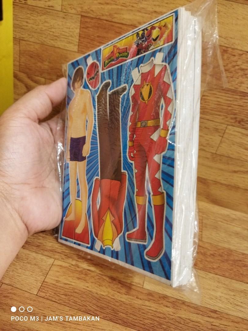 Power Rangers Paperdolls, Hobbies & Toys, Stationary & Craft, Art ...