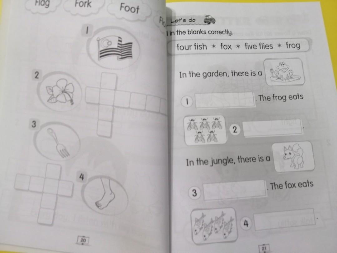 Preschool English Workbook, Hobbies & Toys, Books & Magazines, Children ...