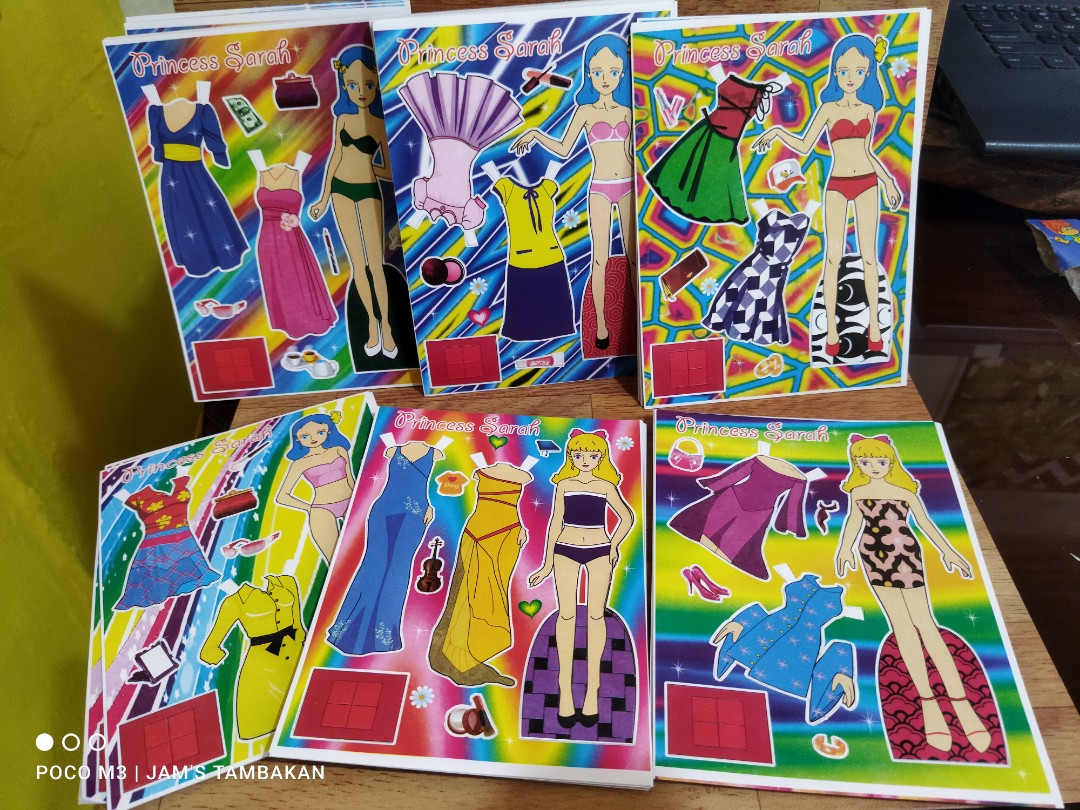 Princess Sarah Paperdolls, Hobbies & Toys, Stationary & Craft, Art ...