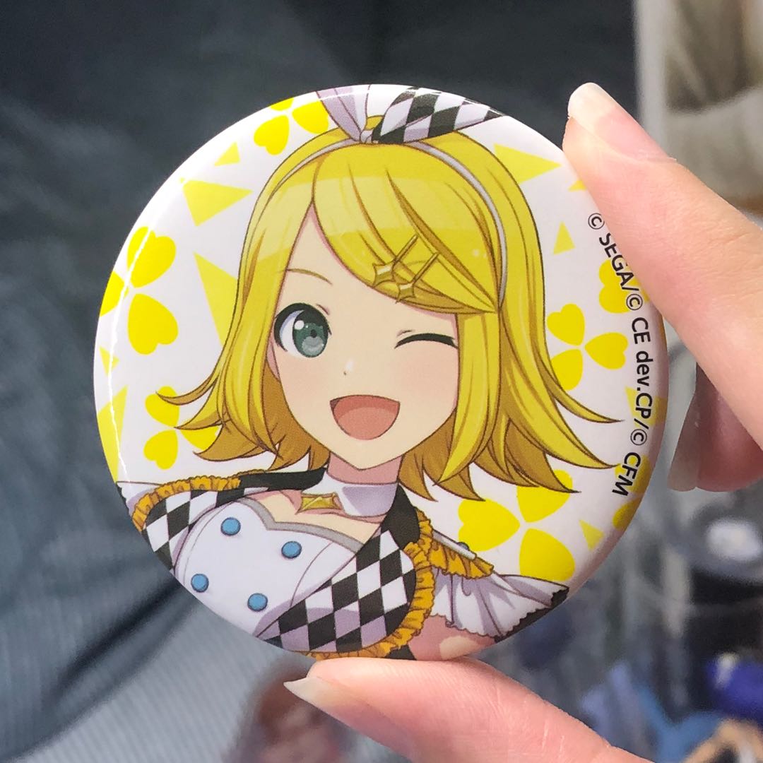 project sekai vocaloid kagamine rin badge, Hobbies & Toys, Memorabilia ...