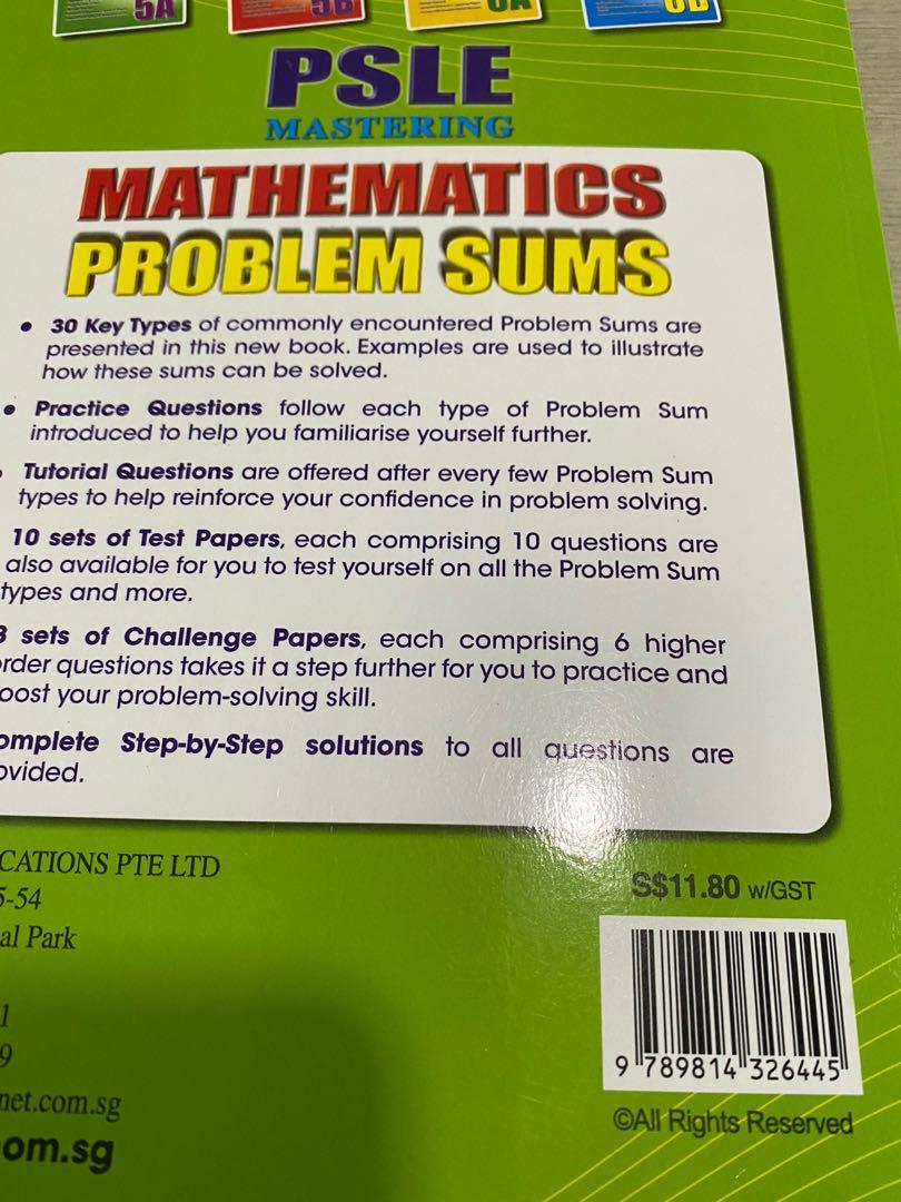 PSLE Mathematics problem sums, Hobbies & Toys, Books & Magazines ...