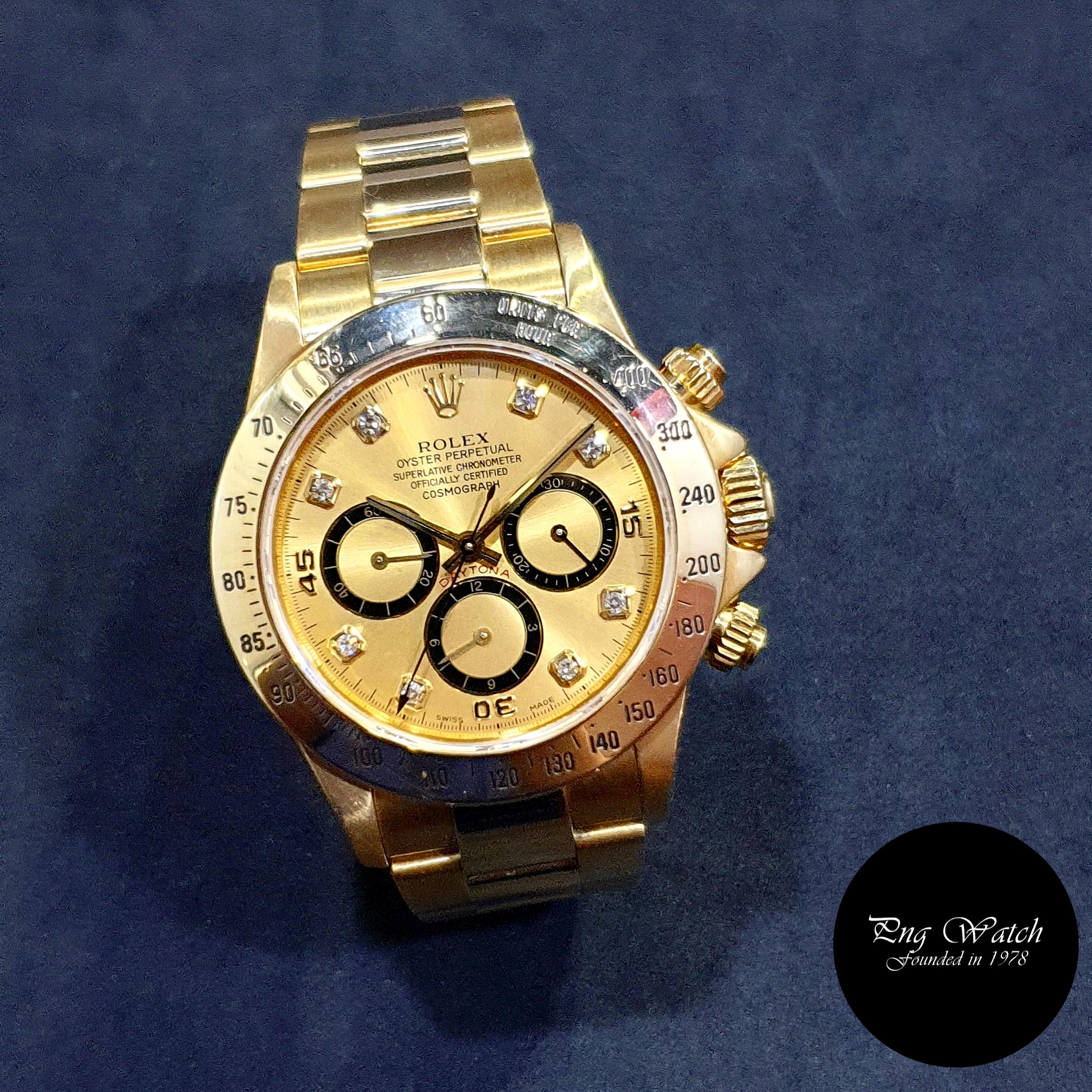 (NOT AVAILABLE) Rolex 18K Full Yellow Gold Zenith 4030 Calibre ...