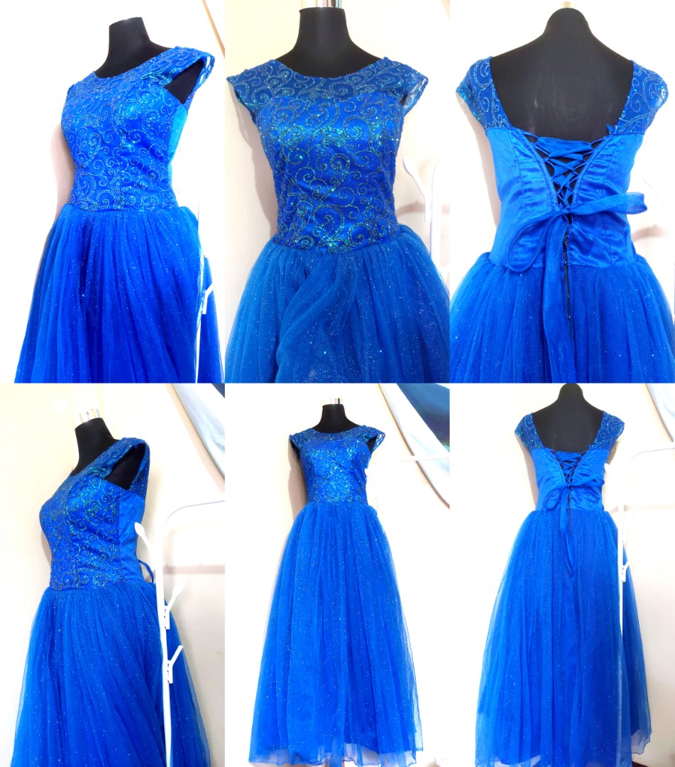 Royal Blue Debut Gown, Women's Fashion, Dresses & Sets, Evening dresses ...