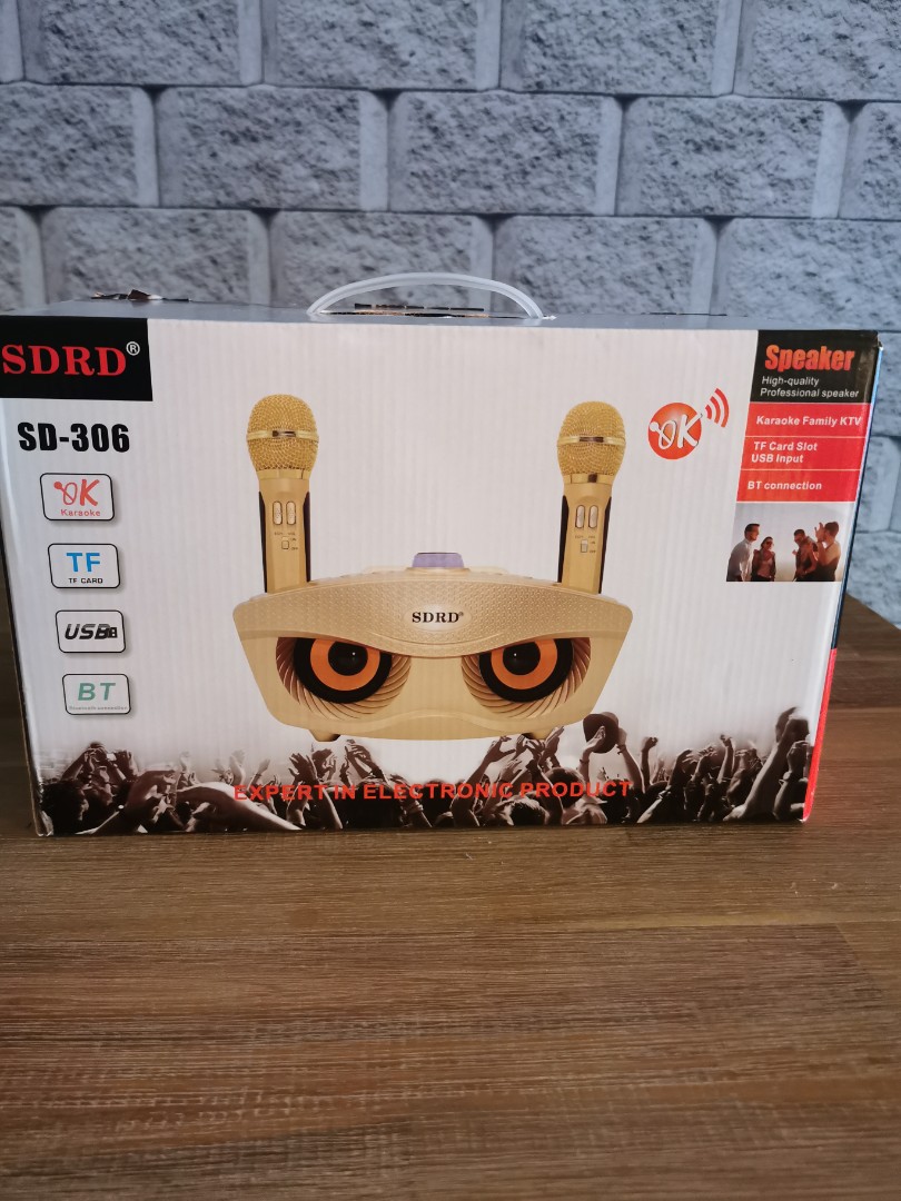 SDRD-SD-306 karaoke family ktv, Audio, Microphones on Carousell