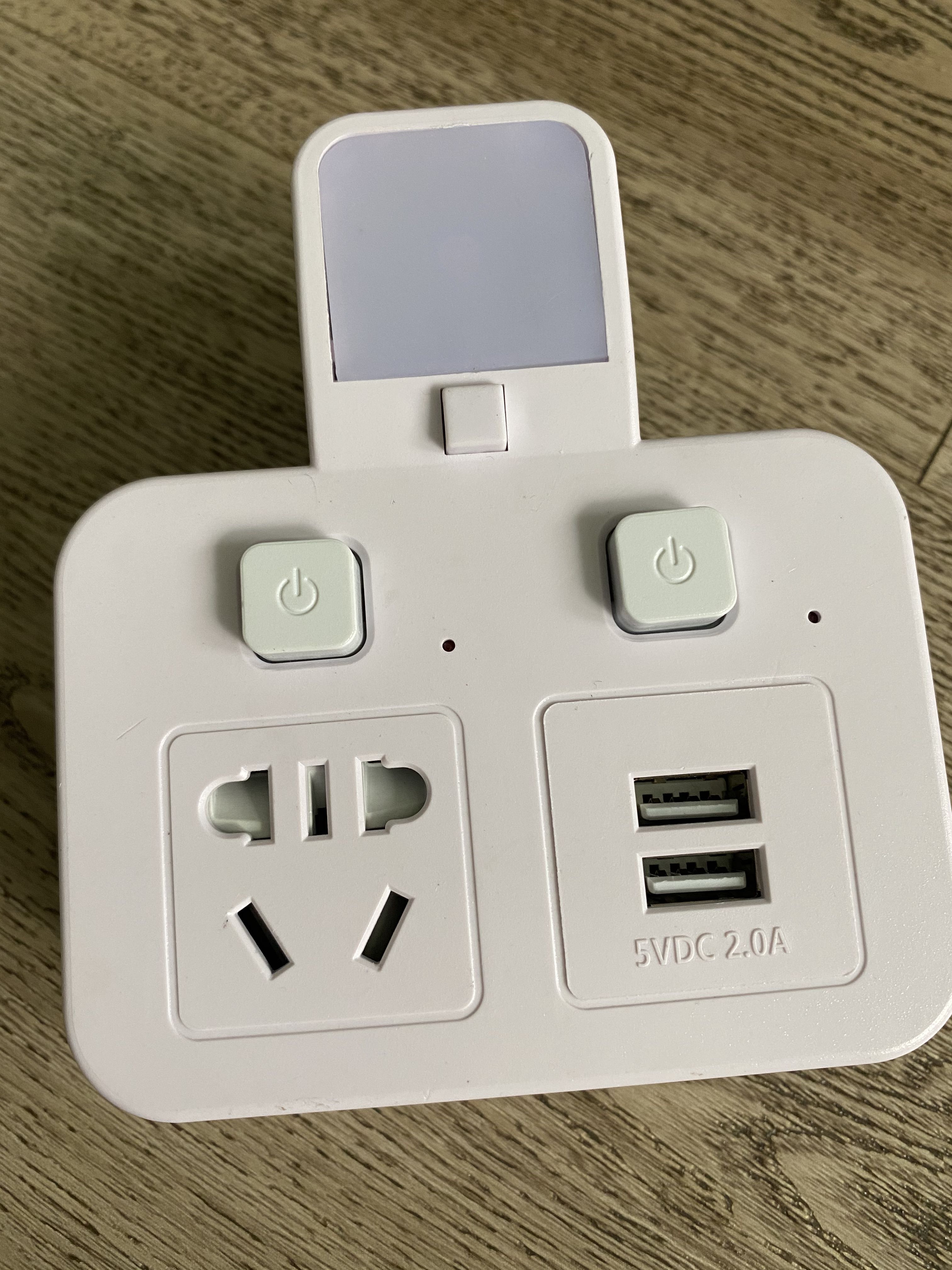 Socket with night light & 2 USB port., TV & Home Appliances, Electrical ...