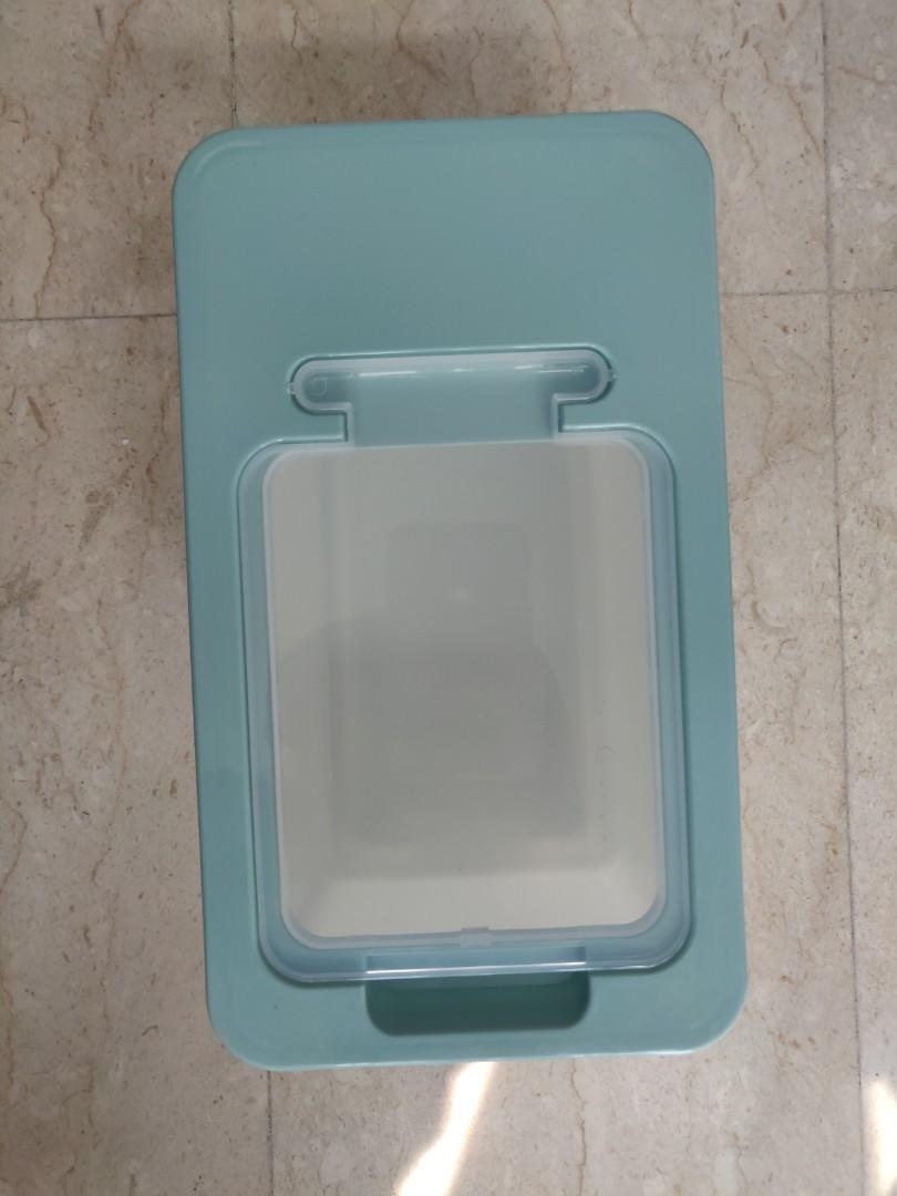 Teal blue snack box, Furniture & Home Living, Kitchenware & Tableware ...