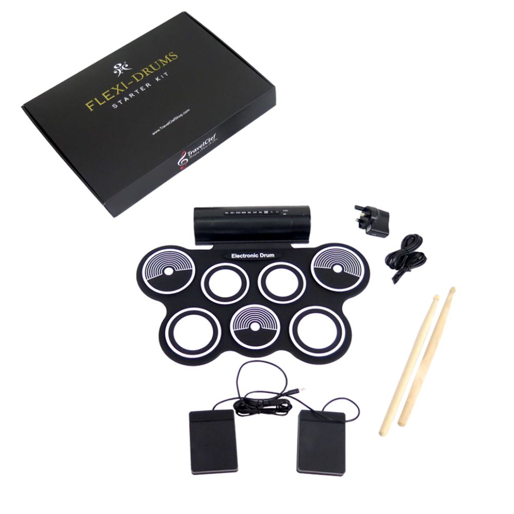 Travel Clef Flexi-Drums starter kit, Hobbies & Toys, Music & Media ...