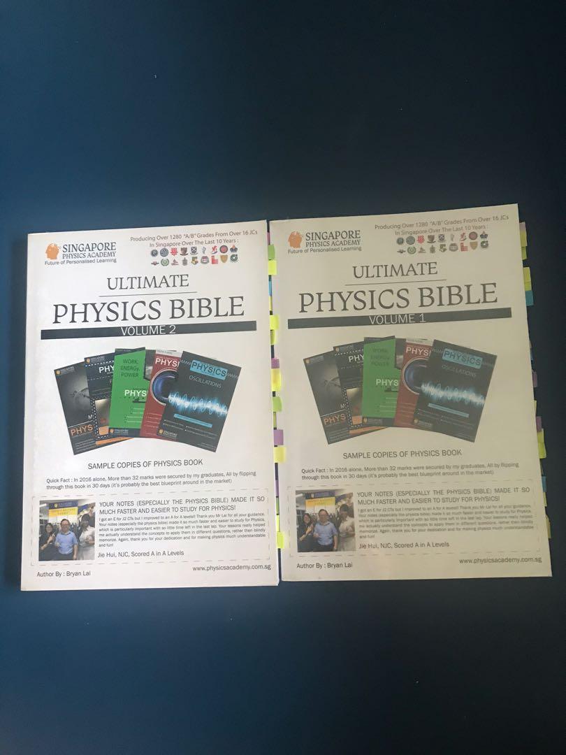 Ultimate Physics Bible Volumes 1&2 (H2), Hobbies & Toys, Books ...