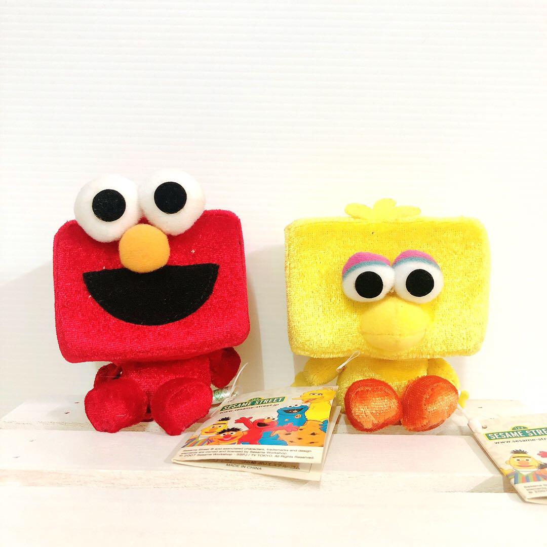 Universal Studios Sesame Street Elmo & Big Bird Hanging Plush , Hobbies ...