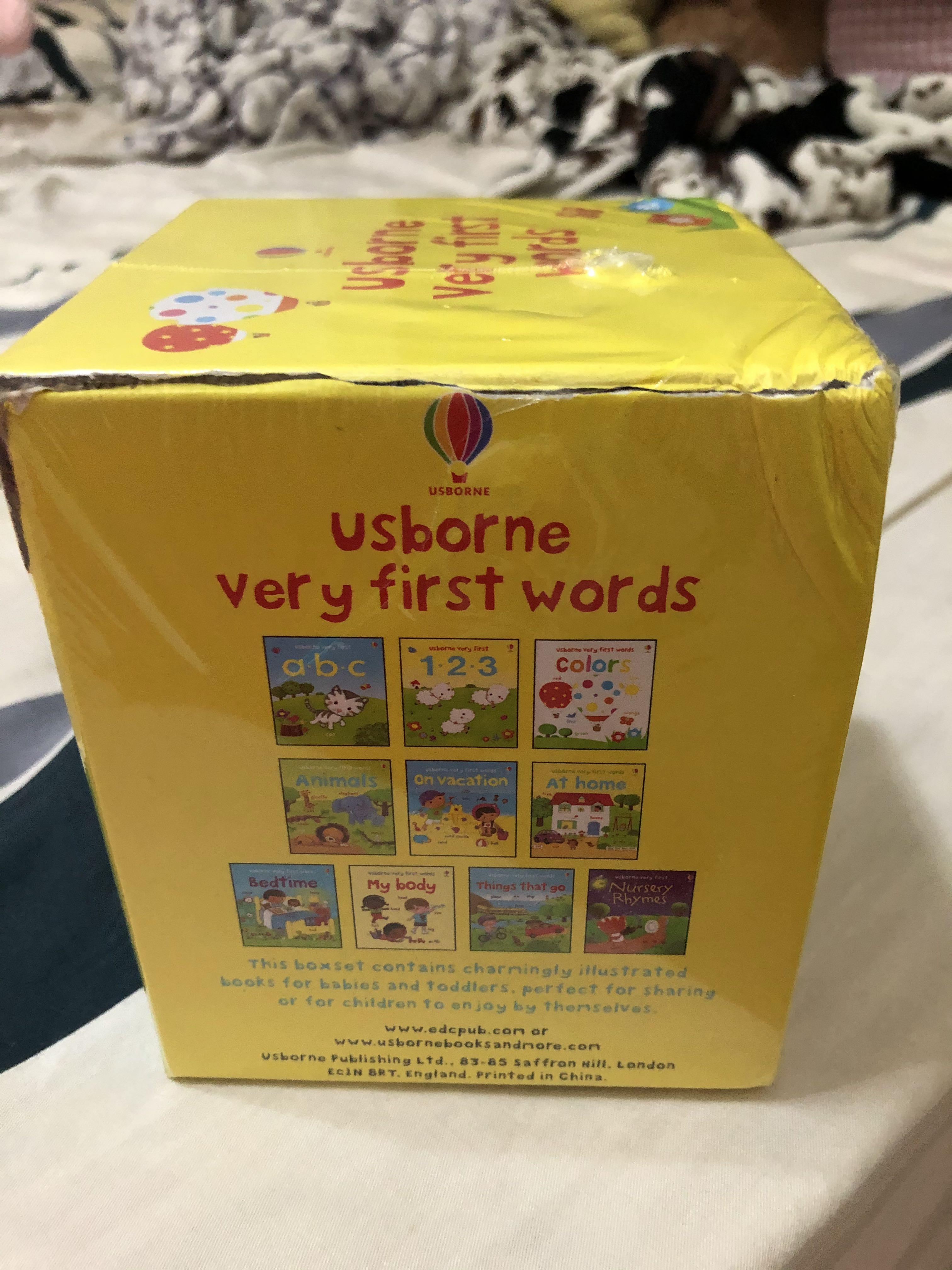 Usborne Very first words, Hobbies & Toys, Books & Magazines, Children's ...