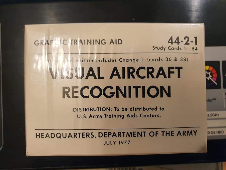 Vietnam War Vintage US Visual Recognition Cards MINT JULY 1977, Hobbies ...