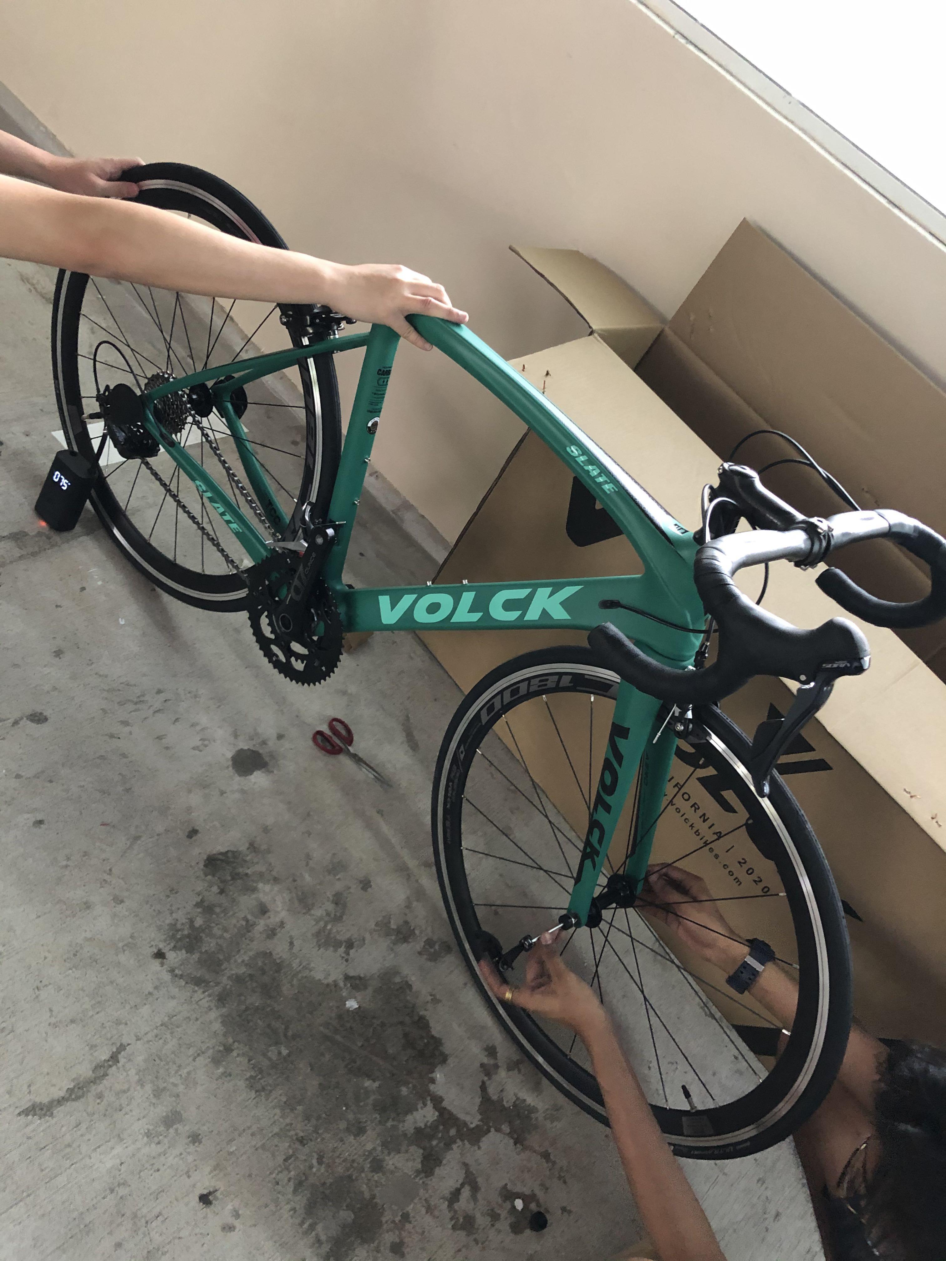 Volck Carbon Fiber Road Bike (Good as new), Sports Equipment, Bicycles ...