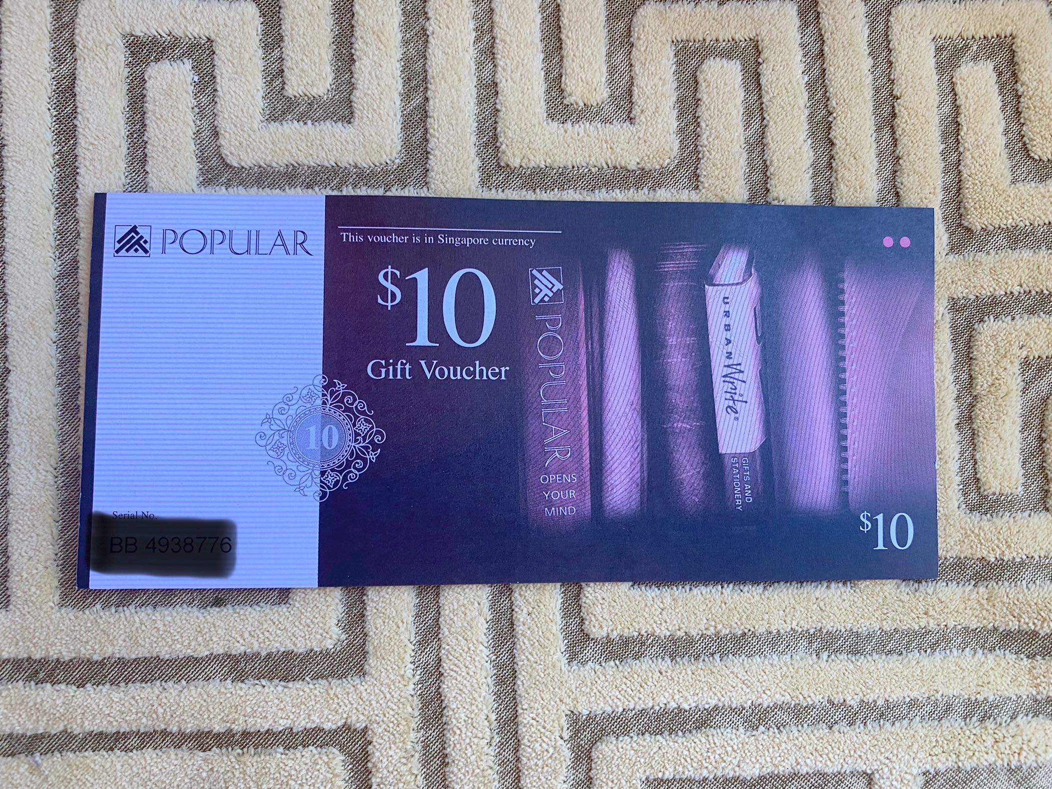 $100 Popular Gift Voucher, Tickets & Vouchers, Vouchers on Carousell