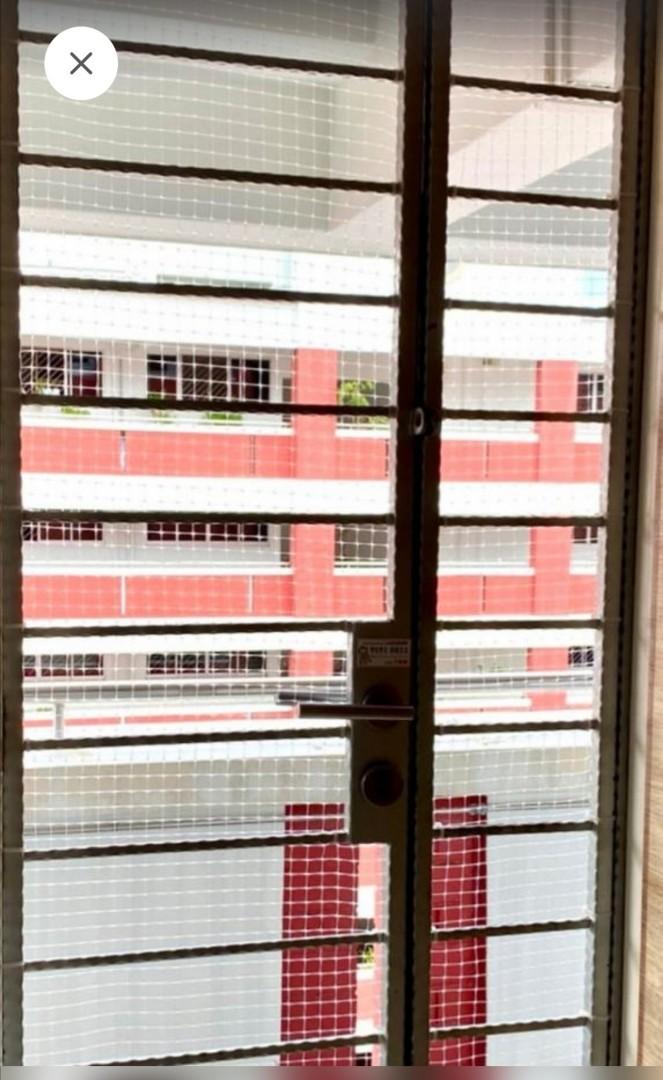 1M x 1M Window Transparent Cat Mesh, Pet Supplies, Homes & Other Pet ...