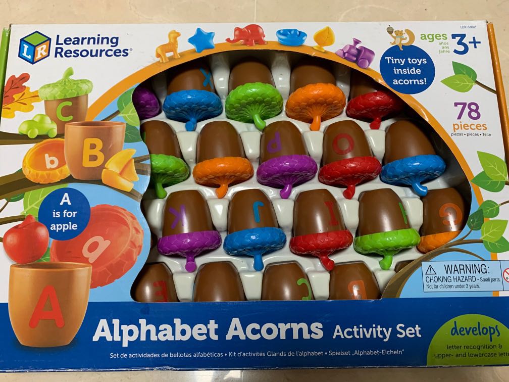 Alphabet Acorns Activity Set by Learning Resources, Hobbies & Toys ...