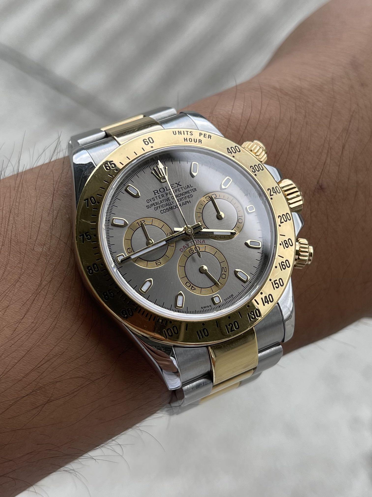 [AVAILABLE] [AN Series] Rolex Daytona 116523 Grey Sunburst APH Dial ...